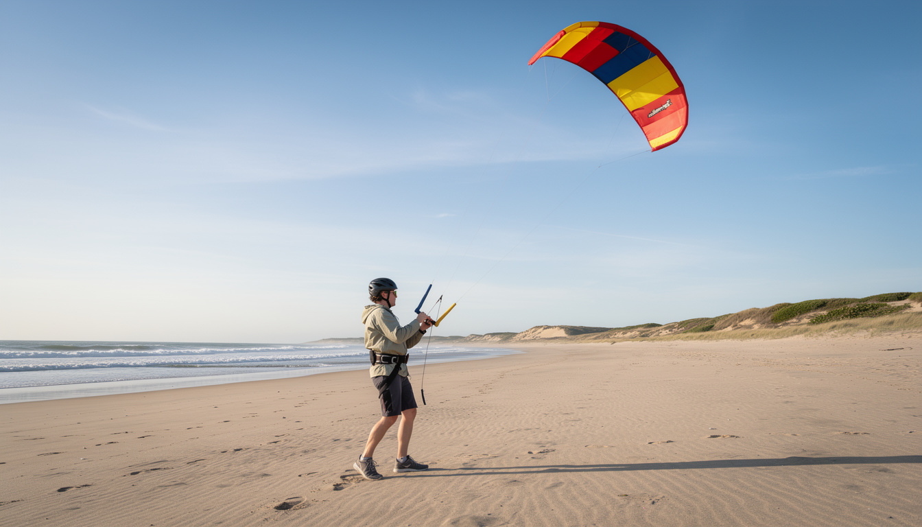 Discover the basics of traction kiting for beginners
